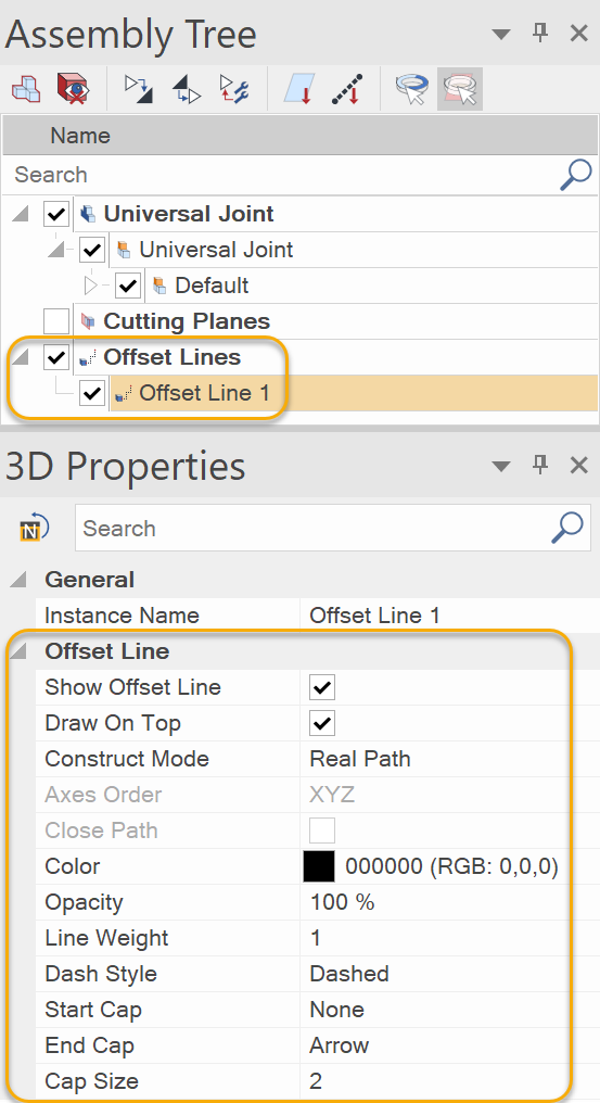 Using the 3D Properties pane